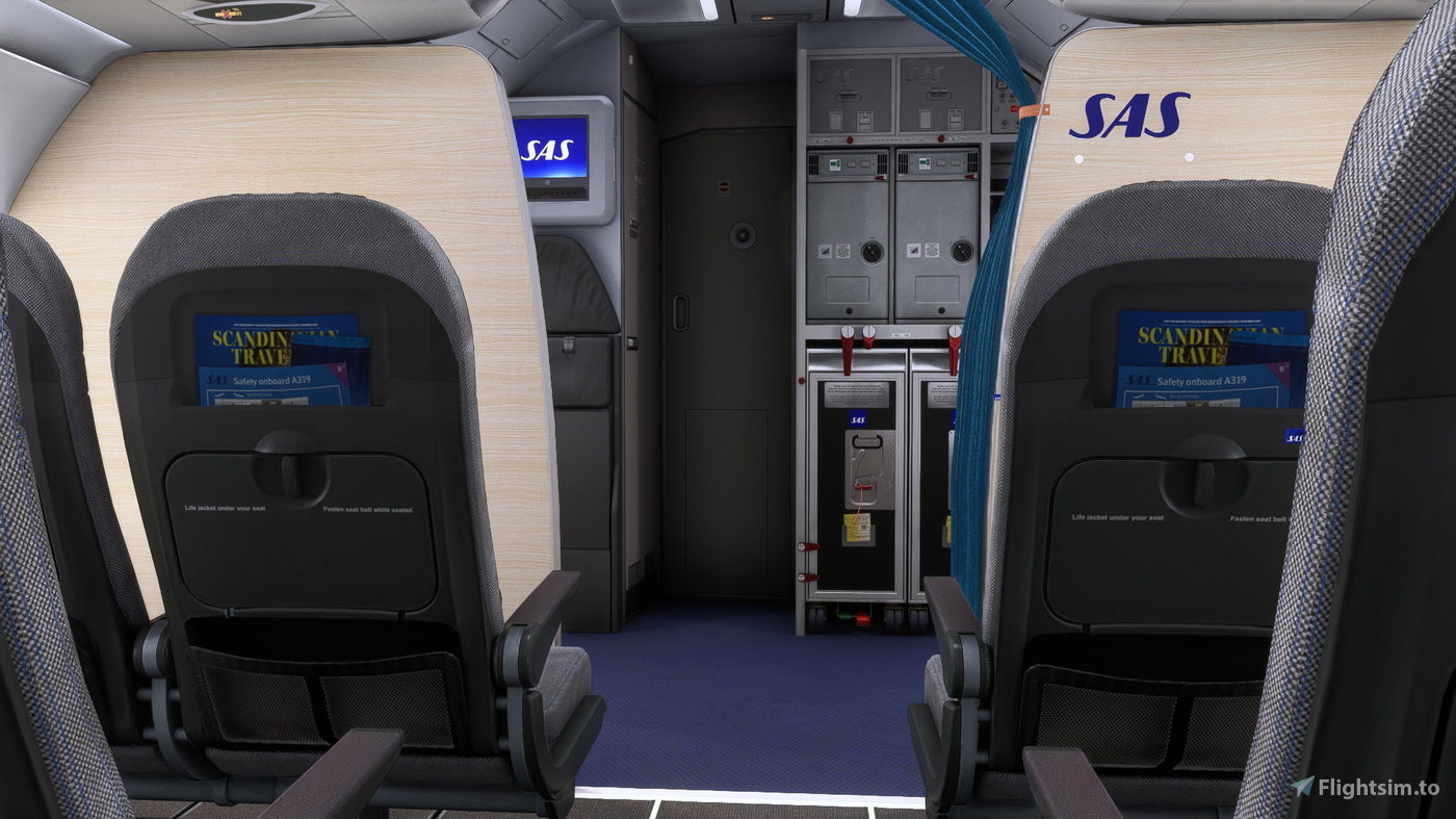 SAS (Fleet) - Fenixsim A319 IAE for Microsoft Flight Simulator | MSFS