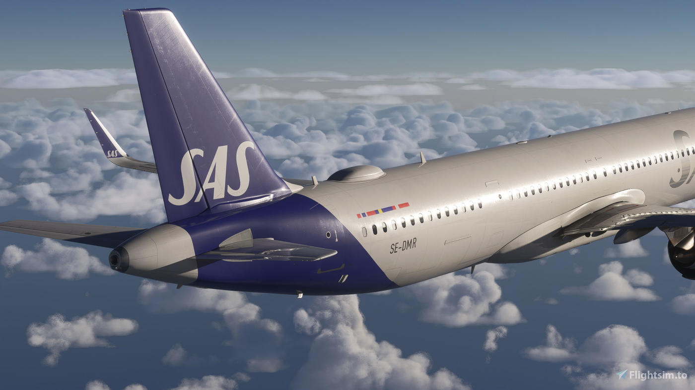 SAS Pack for A321LR | 8K para Microsoft Flight Simulator | MSFS