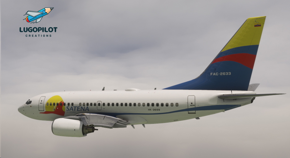 Satena Colombia HK-3699 (Fictional) | PMDG Boeing 737-600 for Microsoft ...