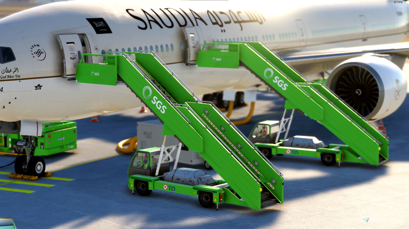 Saudi Ground Services (SGS) livery's For GSX ground services (REDESIGN ...
