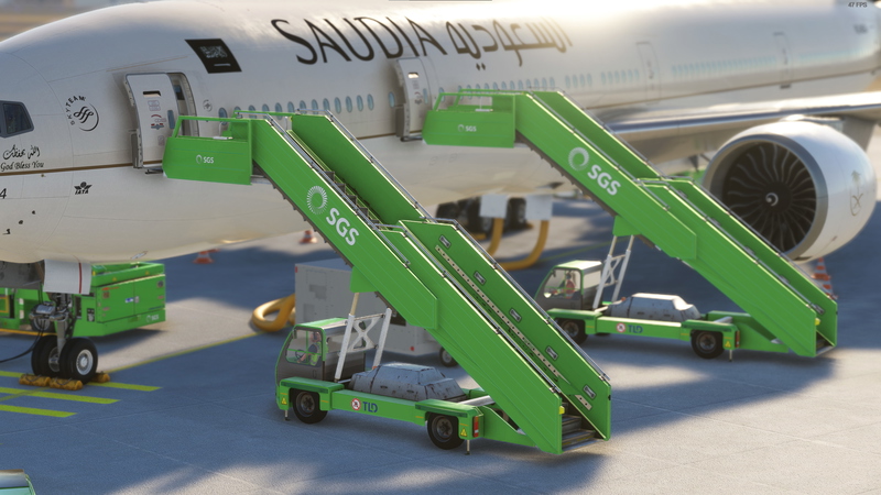 Saudi Ground Services (SGS) livery's For GSX ground services version 4 ...