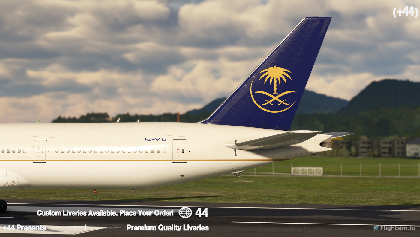 Saudia (HZ-AK42) PMDG 777-300ER - 8K for Microsoft Flight Simulator | MSFS