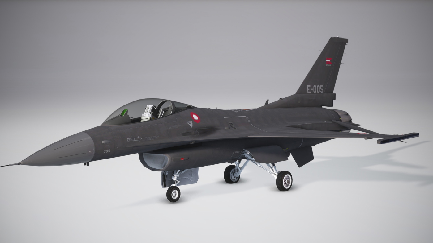 SC Designs F-16 RDAF E-005 (Have Glass scheme) для Microsoft Flight ...