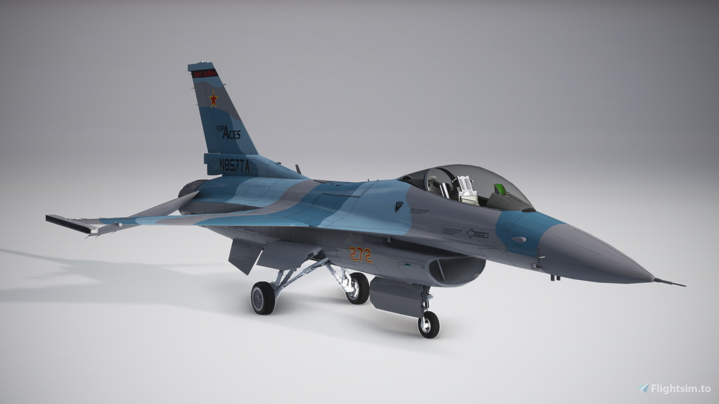 SC Designs F-16 Top Aces Fulcrum Scheme for Microsoft Flight Simulator ...