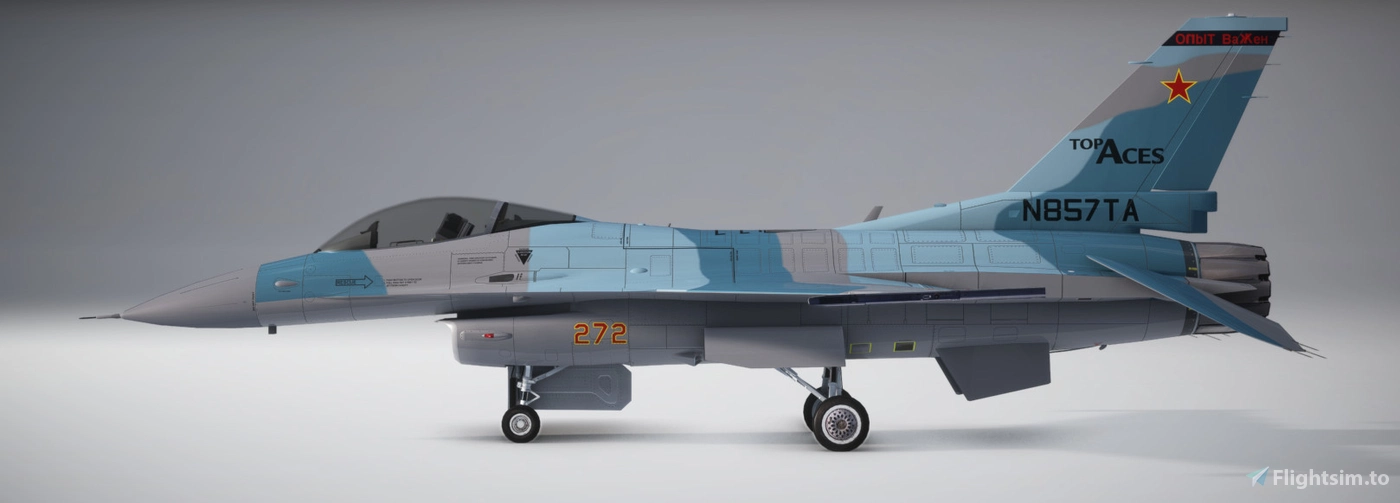SC Designs F-16 Top Aces Fulcrum Scheme for Microsoft Flight Simulator ...