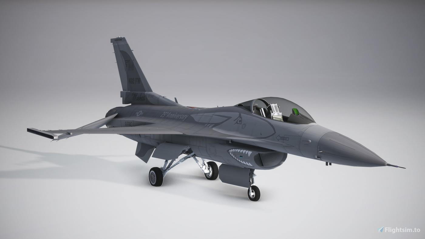 SC Designs F-16C 93rd FS 482nd FW Makos 25th Anniversary for Microsoft ...