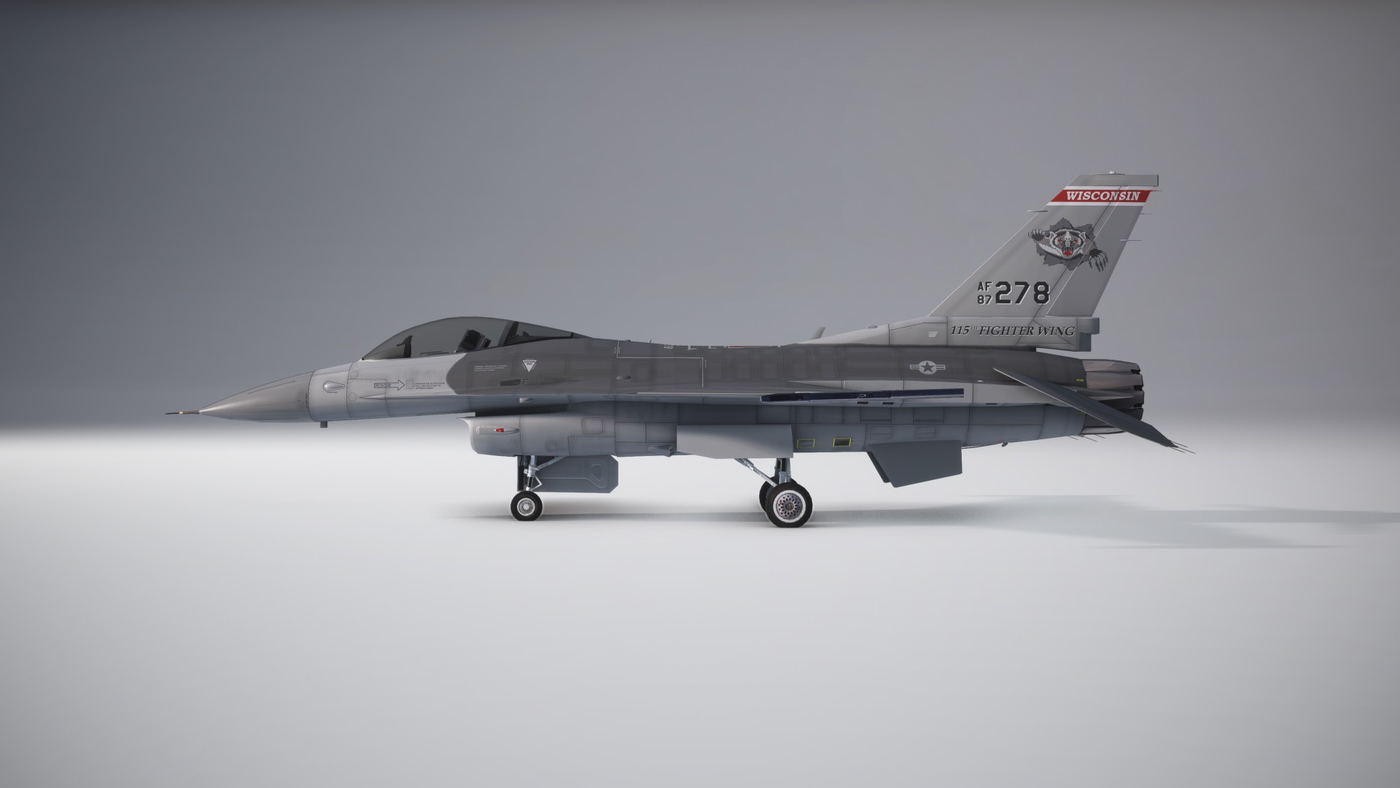SC Designs F-16C 115th Fighter Wing, Wisconsin ANG (4-pack) pro ...