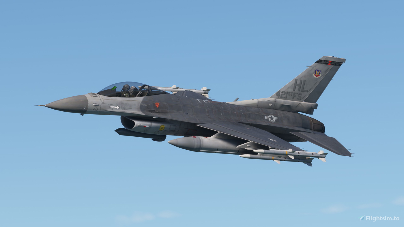 SC Designs F-16C 421st FS for Microsoft Flight Simulator | MSFS