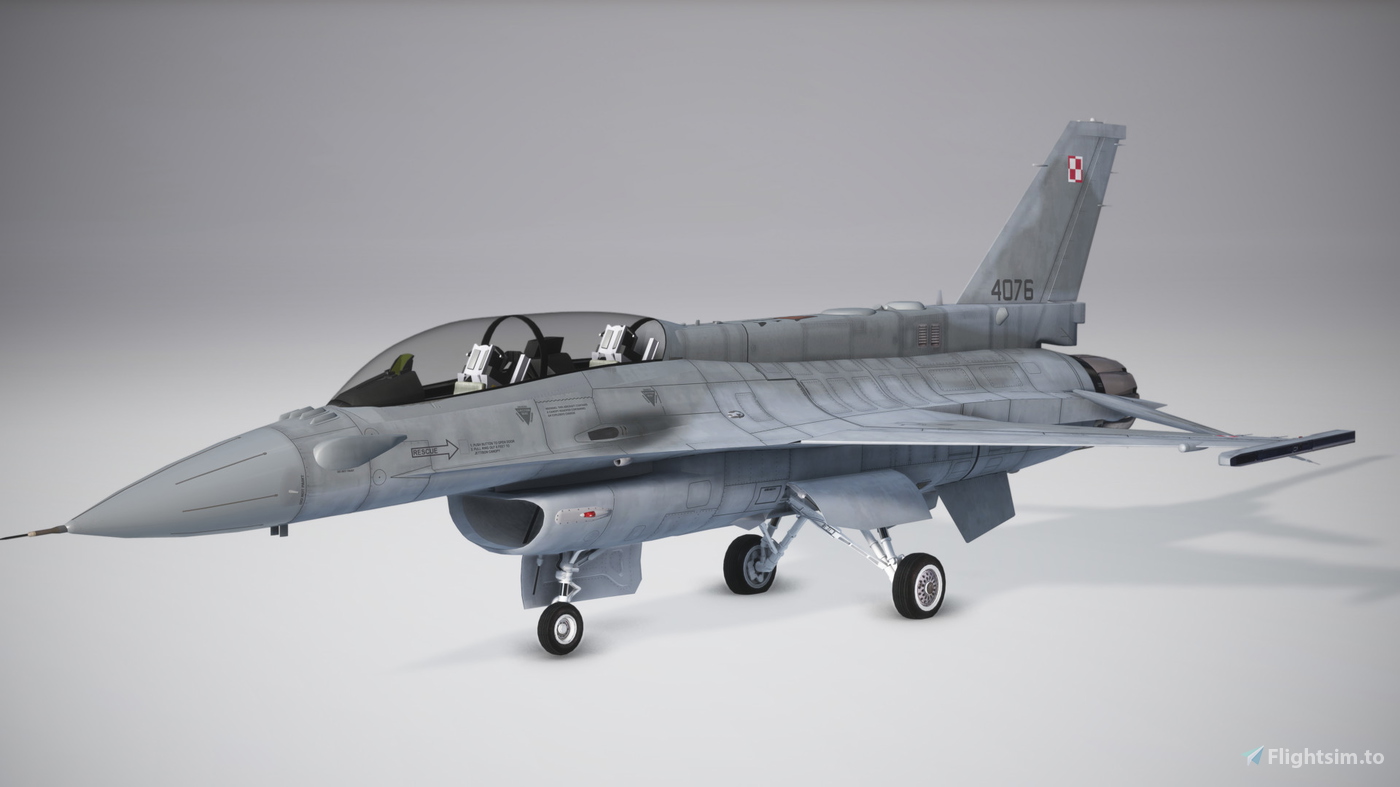 SC Designs F-16D Polish Air Force for Microsoft Flight Simulator | MSFS