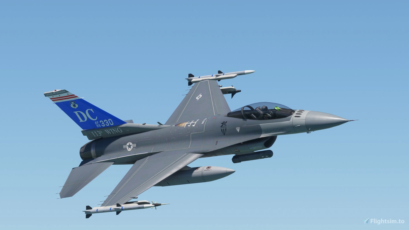 SC Designs F16C Flight Model/ Engine Mod for Microsoft Flight Simulator ...