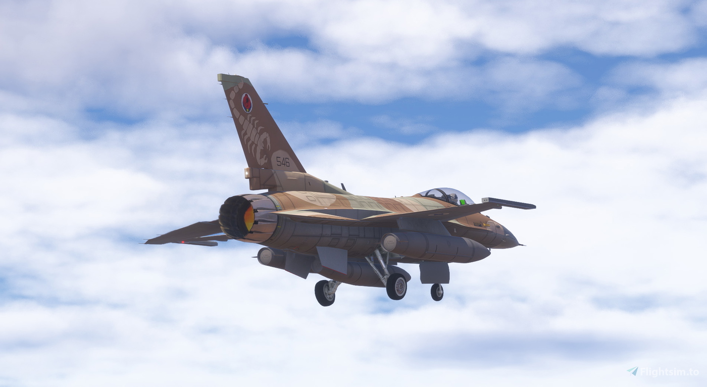 SC Designs Israeli Air Force F-16 Barak pack for Microsoft Flight ...