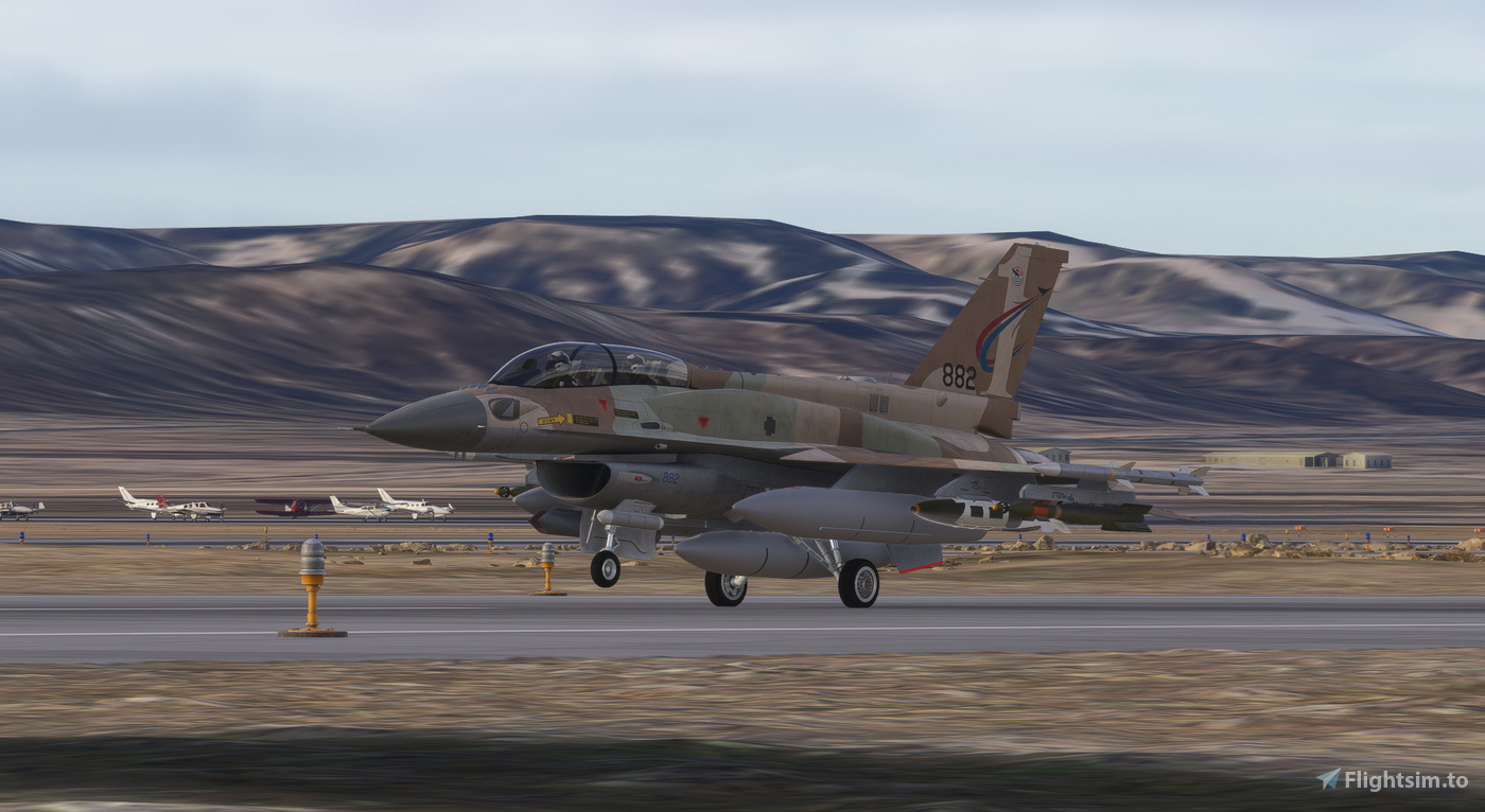 SC Designs Israeli Air Force F-16I Sufa pack のために Microsoft Flight ...