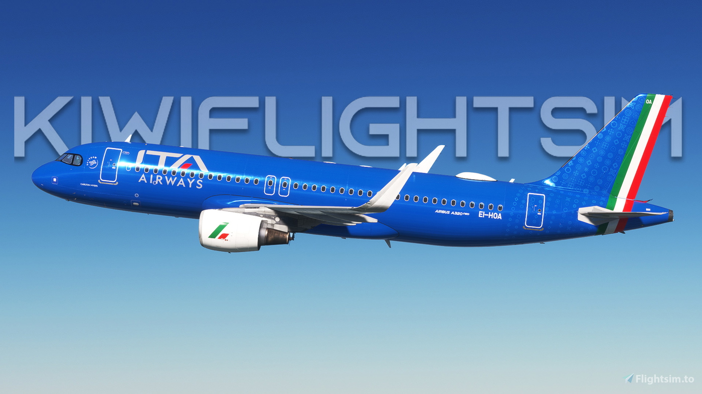 ITA Airways | EI-HOA (NEO) | 2023 | Fenix A320 CFM SL [8K] for ...