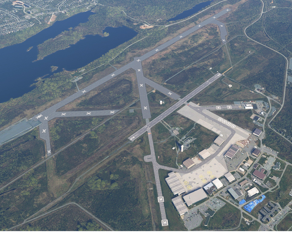 Shearwater Heliport - cyaw - Helipad, Halifax, Nova Scotia, Canada のために ...