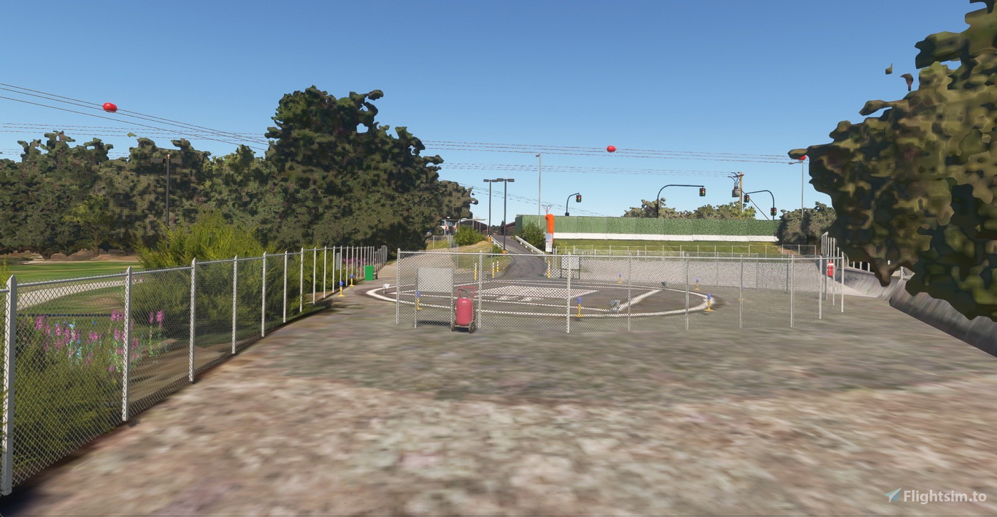 Edison Electric (SCE) Rosemead Helipad- Los Angeles, CA for Microsoft ...