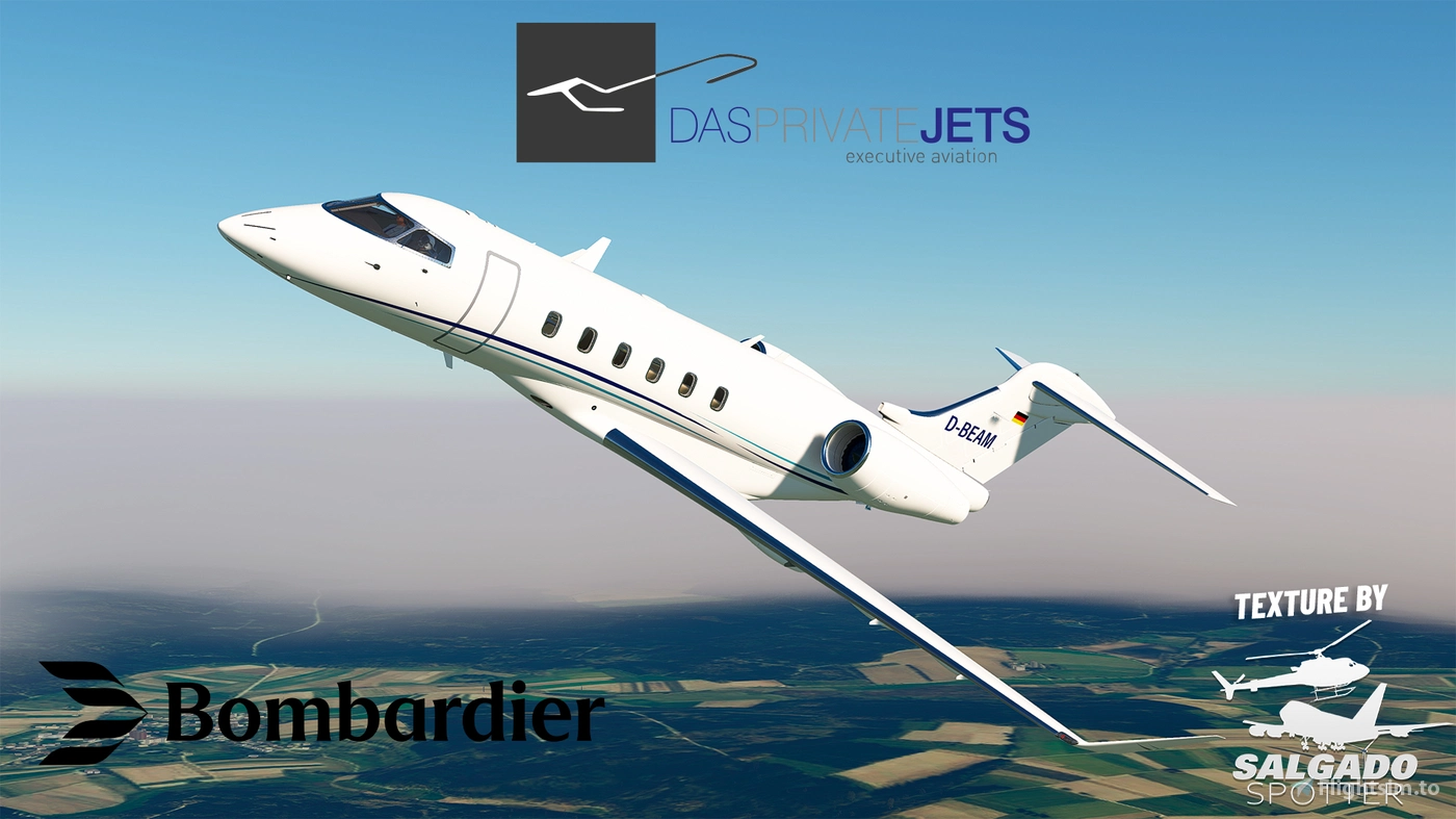 Simfederation Challenger 350 Das Private Jets D-BEAM for Microsoft ...