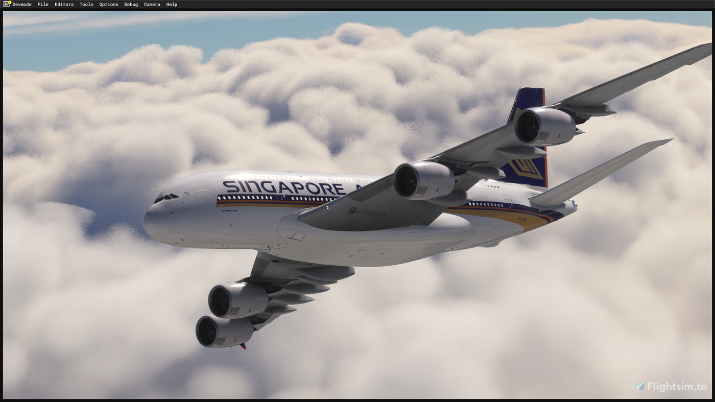 Singapore Airlines 9V-SKV FlyByWire A380 [raimbotrax][8K] for Microsoft Flight Simulator | MSFS
