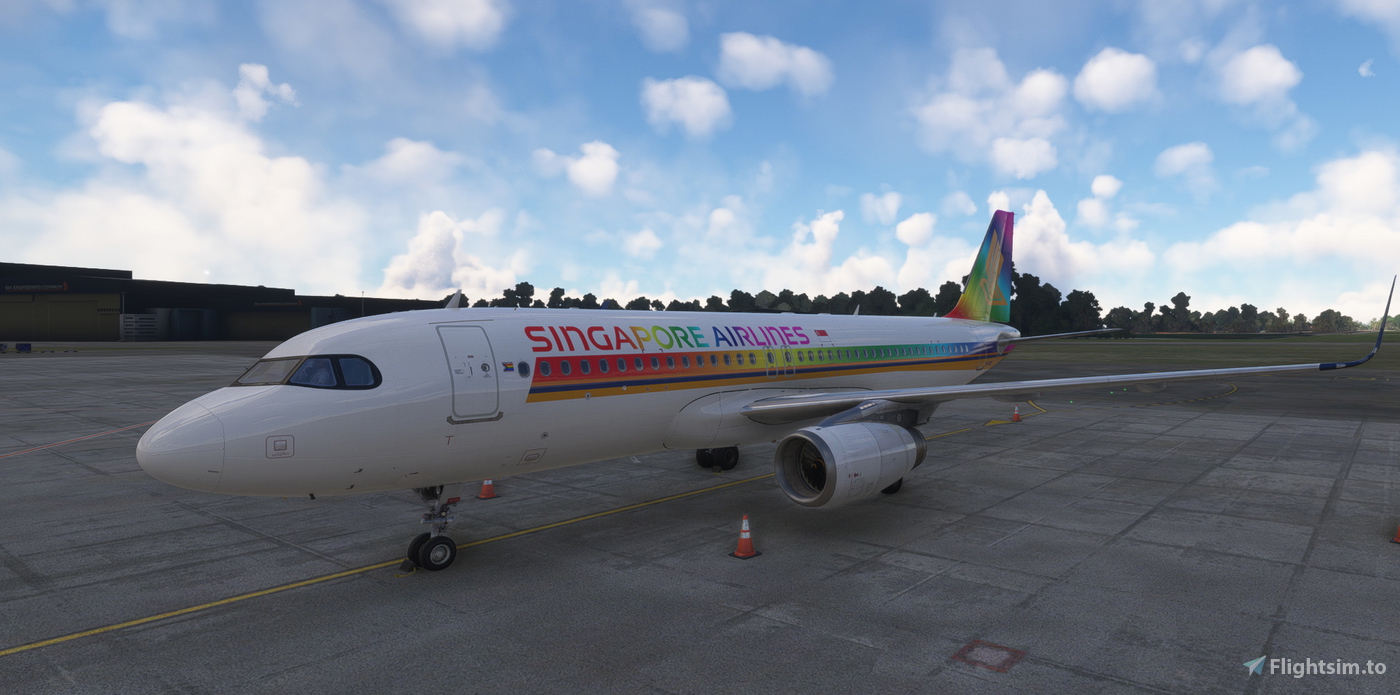 Singapore Airlines A320IAE-SL World Pride Edition (Fictional) für ...