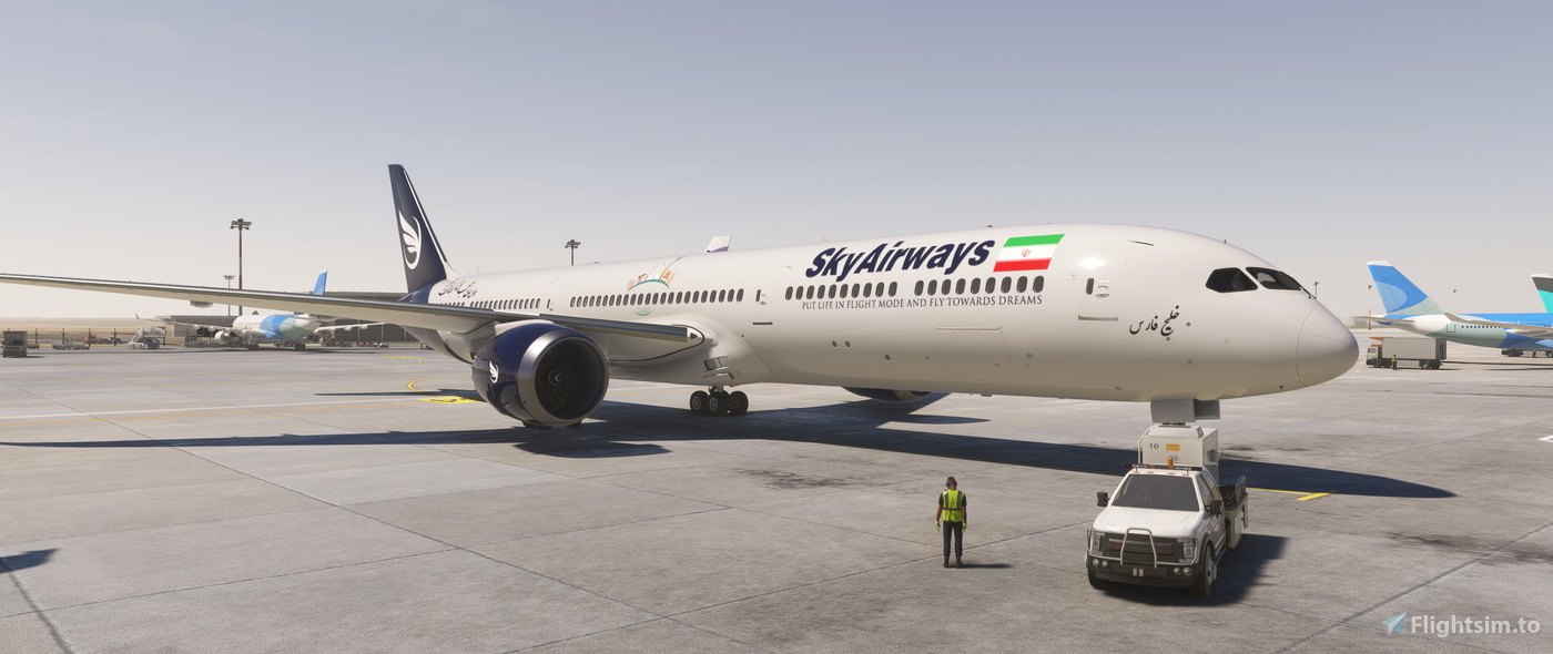 Sky Airways 787 livery pack for Asobo Studios and 4simmers 787 para ...