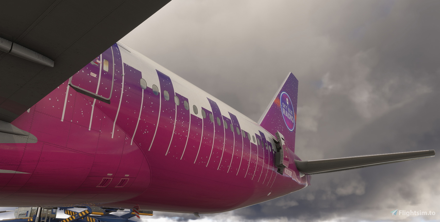 Sky Blue Radio Livery – PMDG 777-200ER for Microsoft Flight Simulator ...