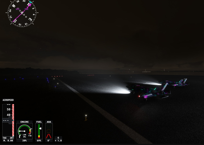 SKY DOLLY NIGHT FORMATION TRAINING F-35A for Microsoft Flight Simulator ...