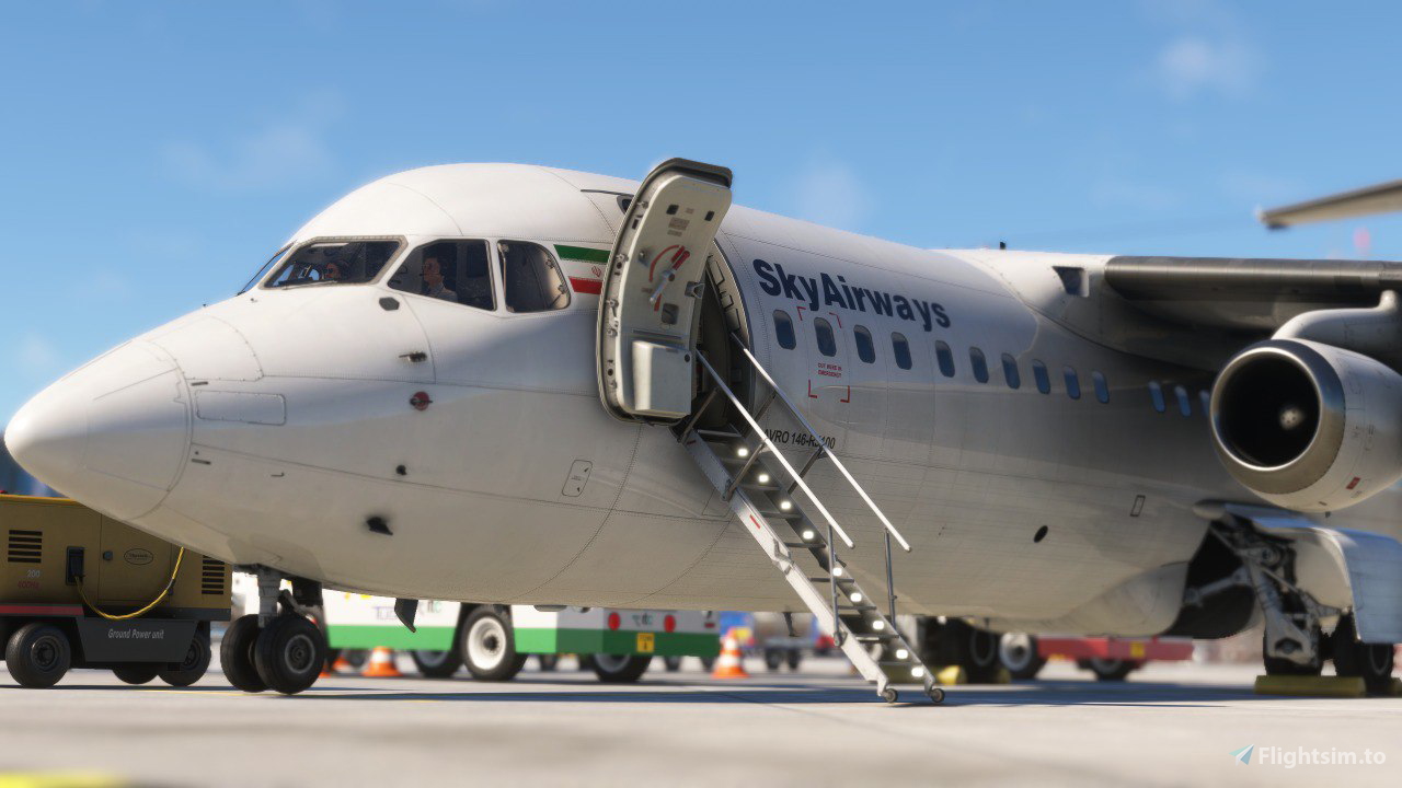 Skyairways Virtual Airlines (Ep_ahz) Just Flight Avro RJ100 for ...