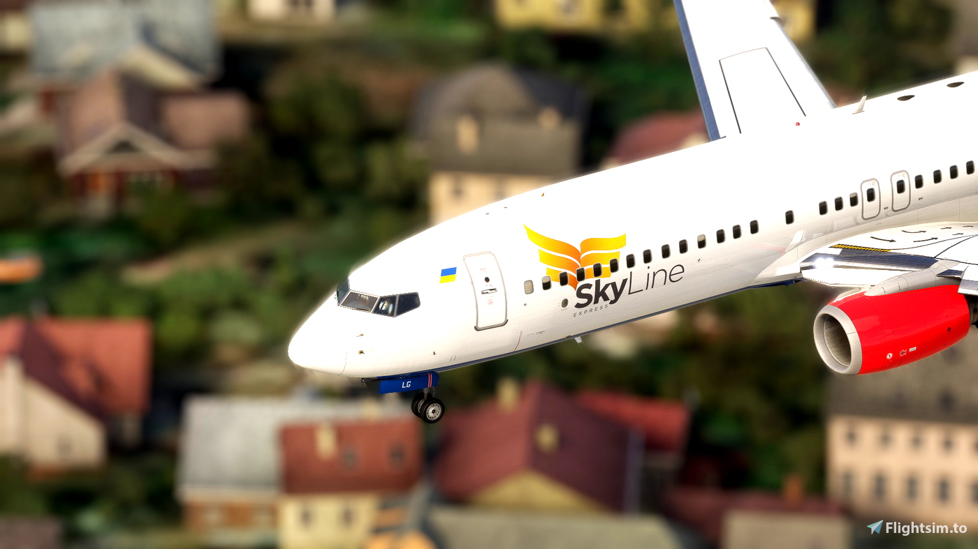 SkyLine Express | UR-SLG | PMDG Boeing 737-800 | 4K Textures for ...