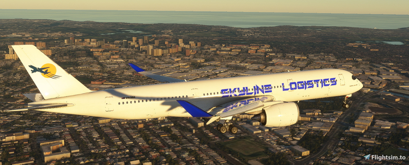 Skyline Logistics Virtual A350-900 (Tropical Cyclone) per Microsoft ...