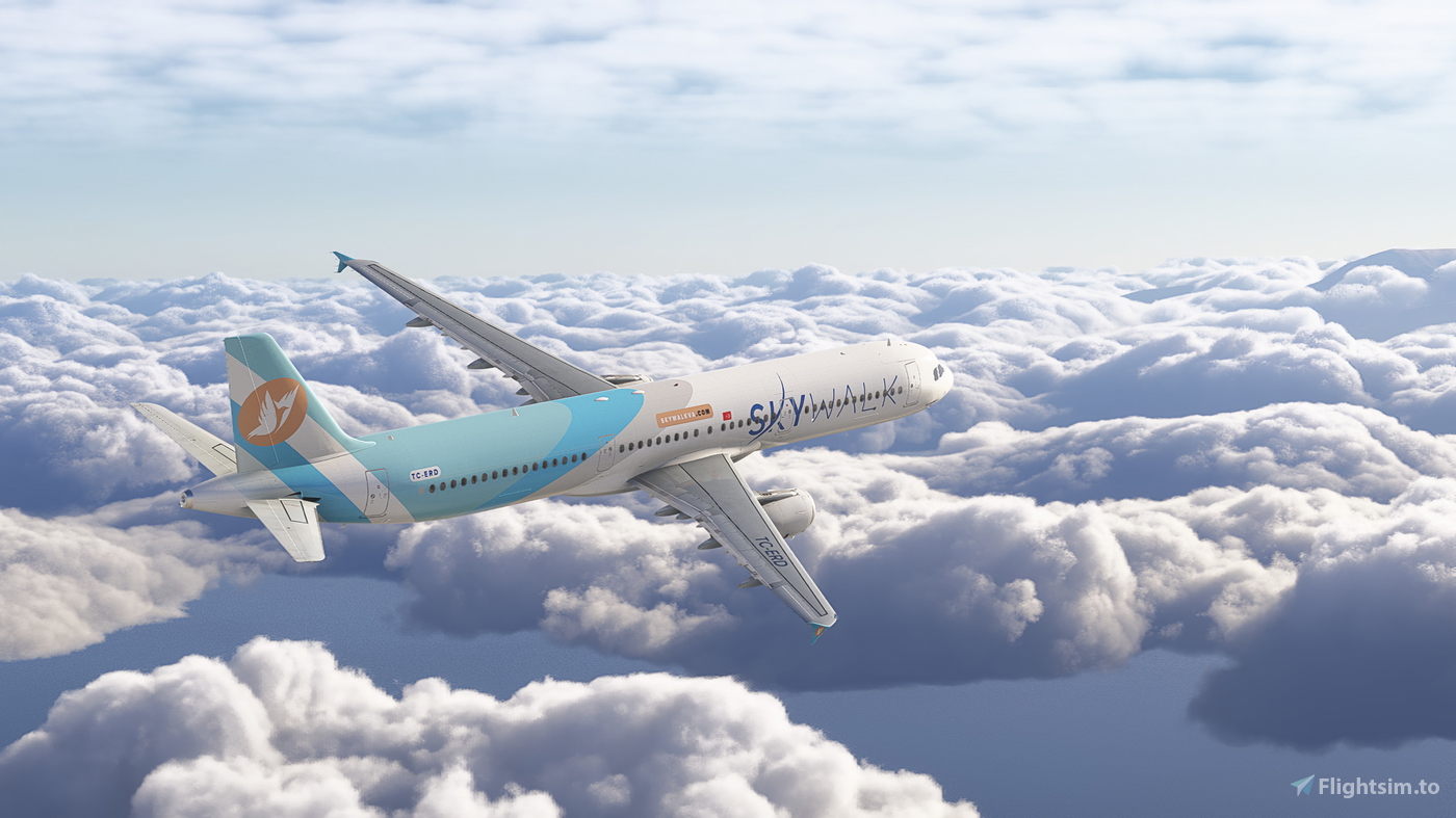 Skywalk Virtual Airlines | Fenix A321 IAE (TC-ERD) ISTANBUL Livery + 8K TEXTURE + CABİN para ...
