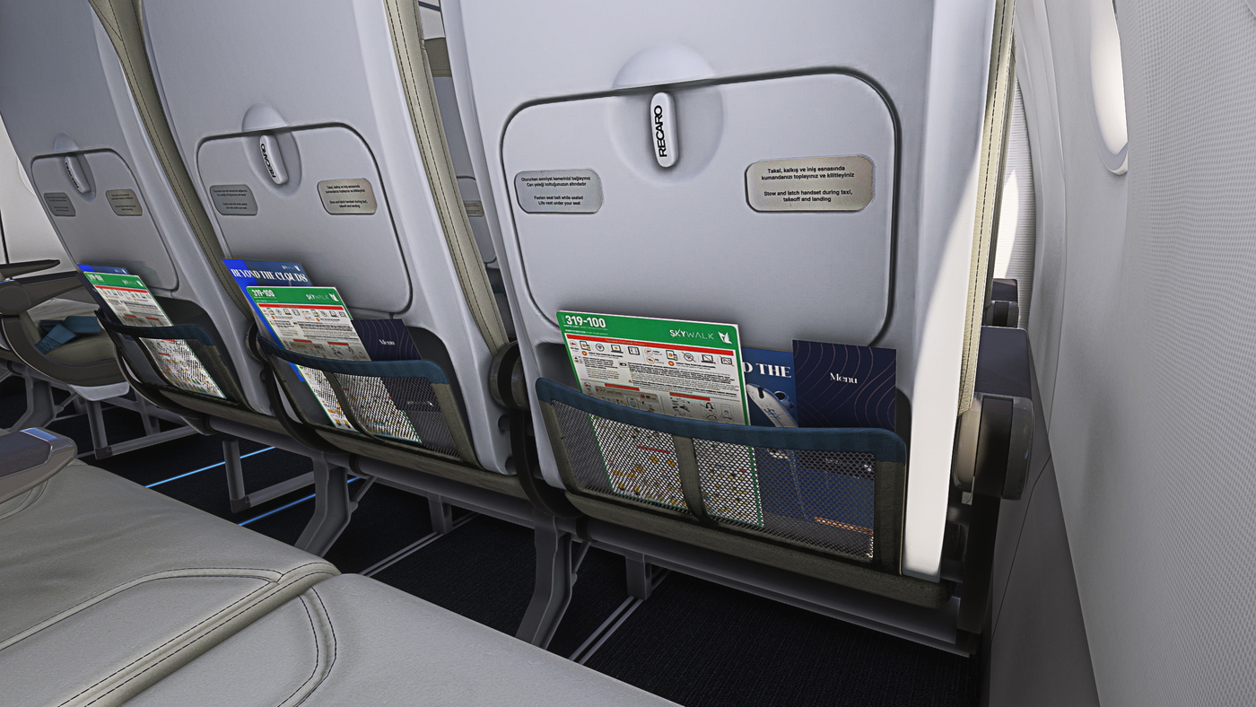 Skywalk Virtual Airlines | Fenix A319 IAE (TC-EMR) ' AKÇAY ' Livery 8K ...