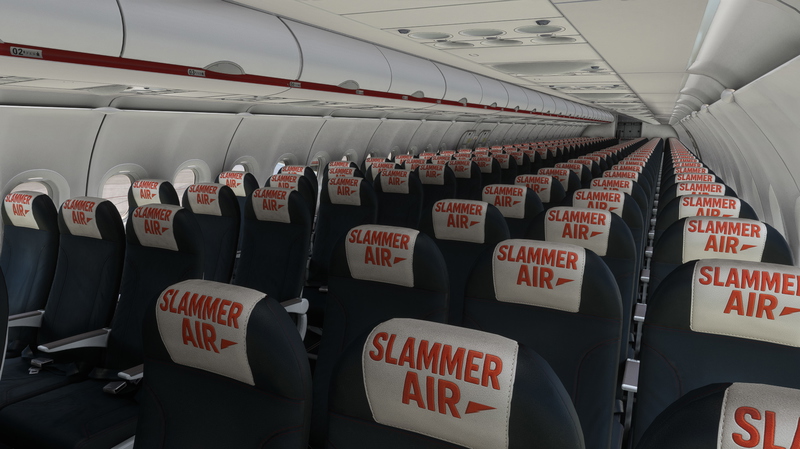 Slammer Air N320SA | 4K | w/Cabin | Fenixsim A320 for Microsoft Flight ...
