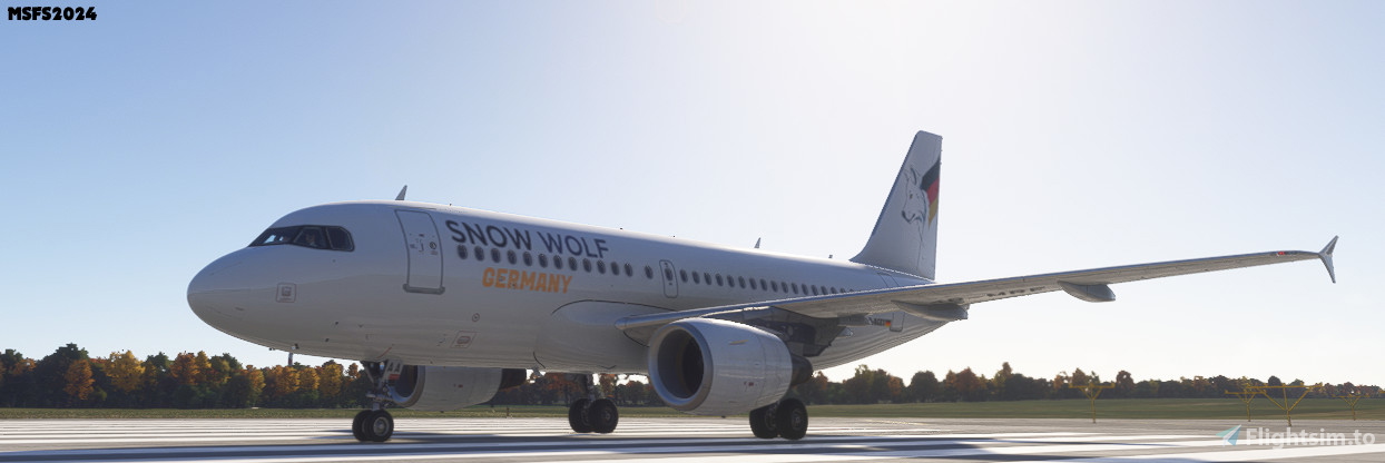 Snow Wolf Germany A319 CFM New / Mykonos for Microsoft Flight Simulator ...