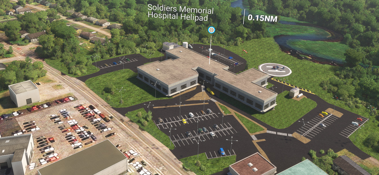 Soldiers Memorial Hospital Helipad, Middleton, Nova Scotia, Canada for ...