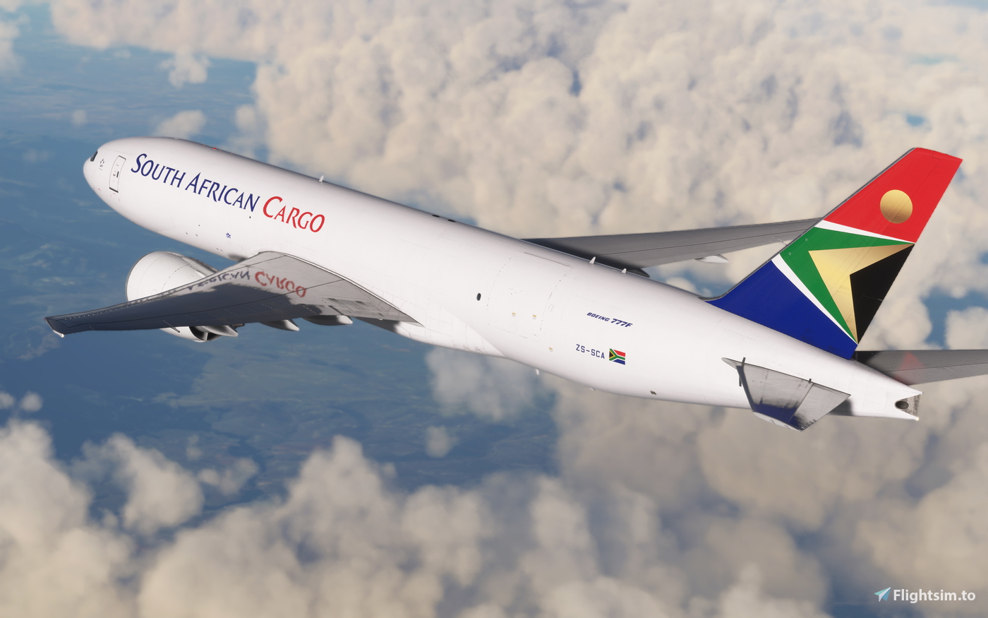 South African Airways Cargo Boeing 777F PMDG Fictional for Microsoft ...