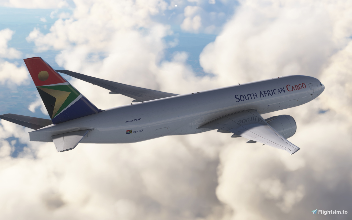 South African Airways Cargo Boeing 777F PMDG Fictional for Microsoft ...