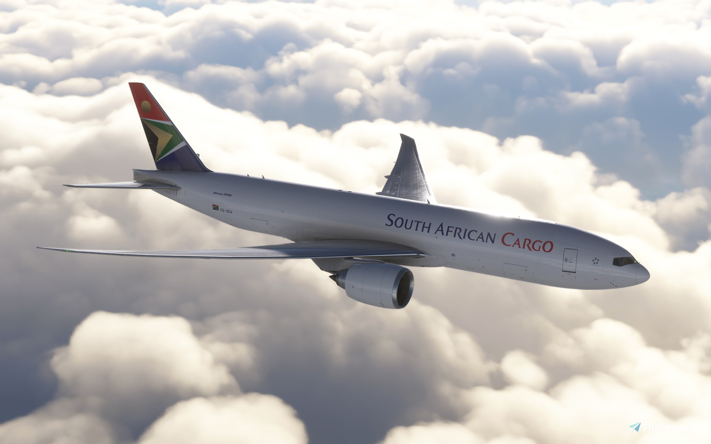 South African Airways Cargo Boeing 777F PMDG Fictional for Microsoft ...