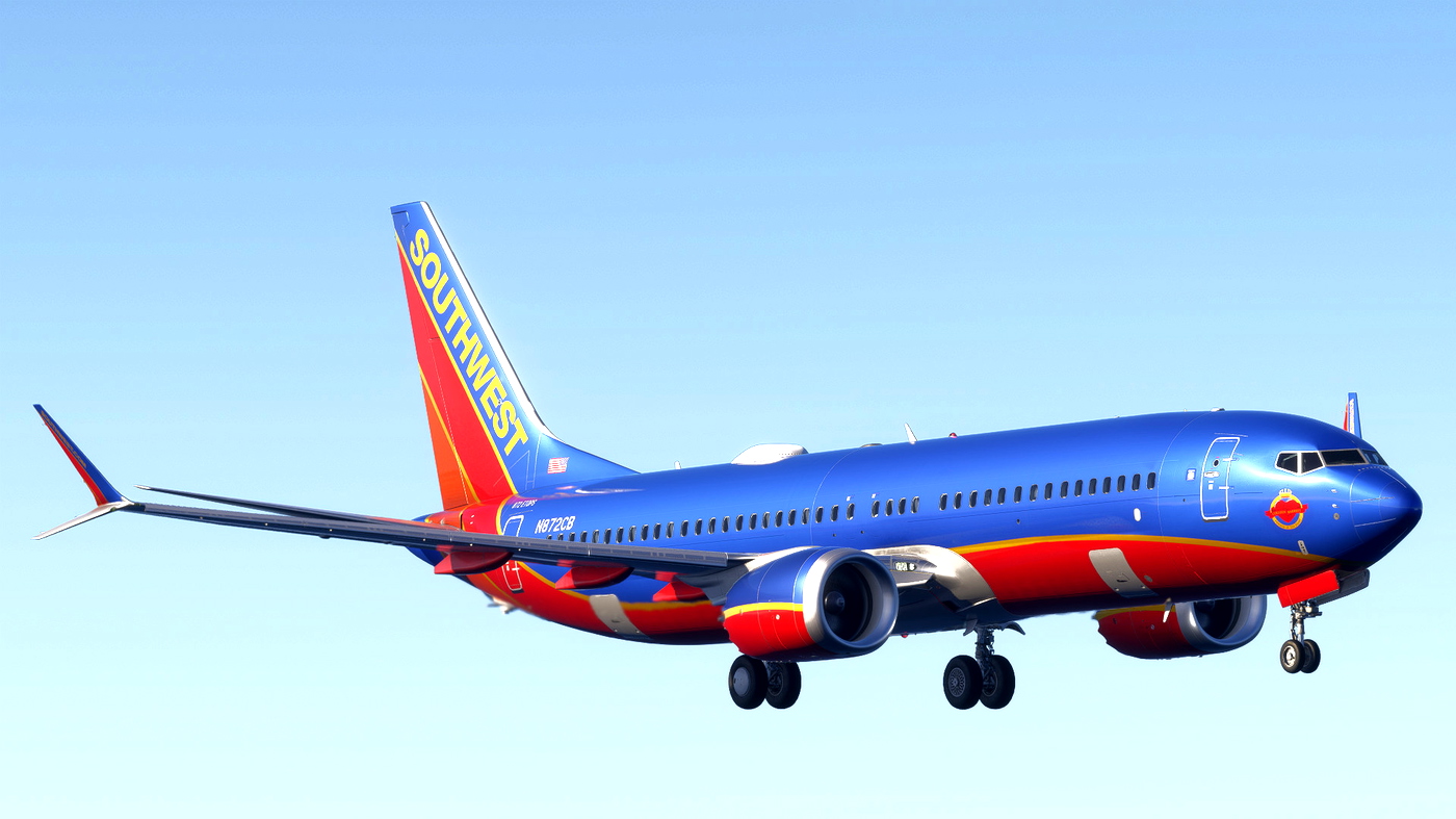 Threads - Southwest Airlines | Canyon Blue Retro Livery | B737max8 | 8k ...