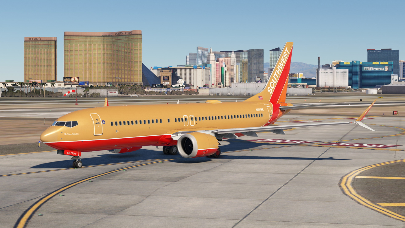 Southwest Airlines "Herbert D. Kelleher" w/Cabin | iFly 737 MAX 8 for ...