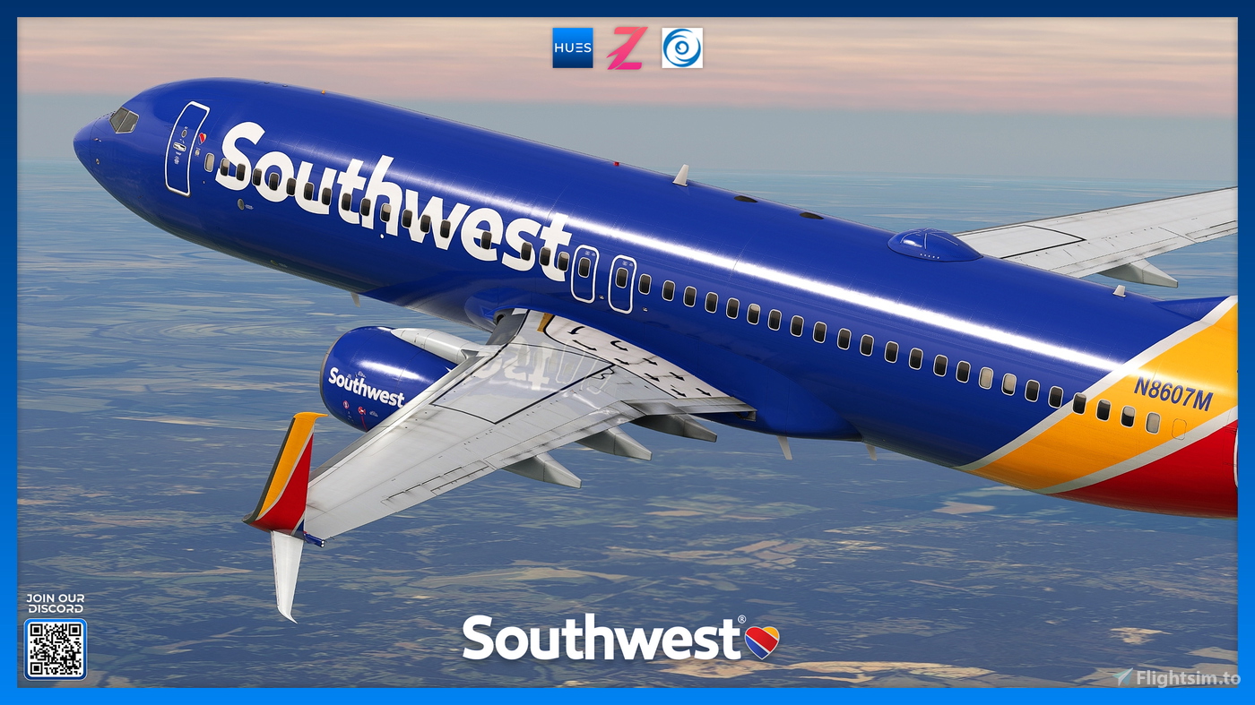 Southwest Fleet Pack w/ Cabin | PMDG 737-800 | 8K for Microsoft Flight ...