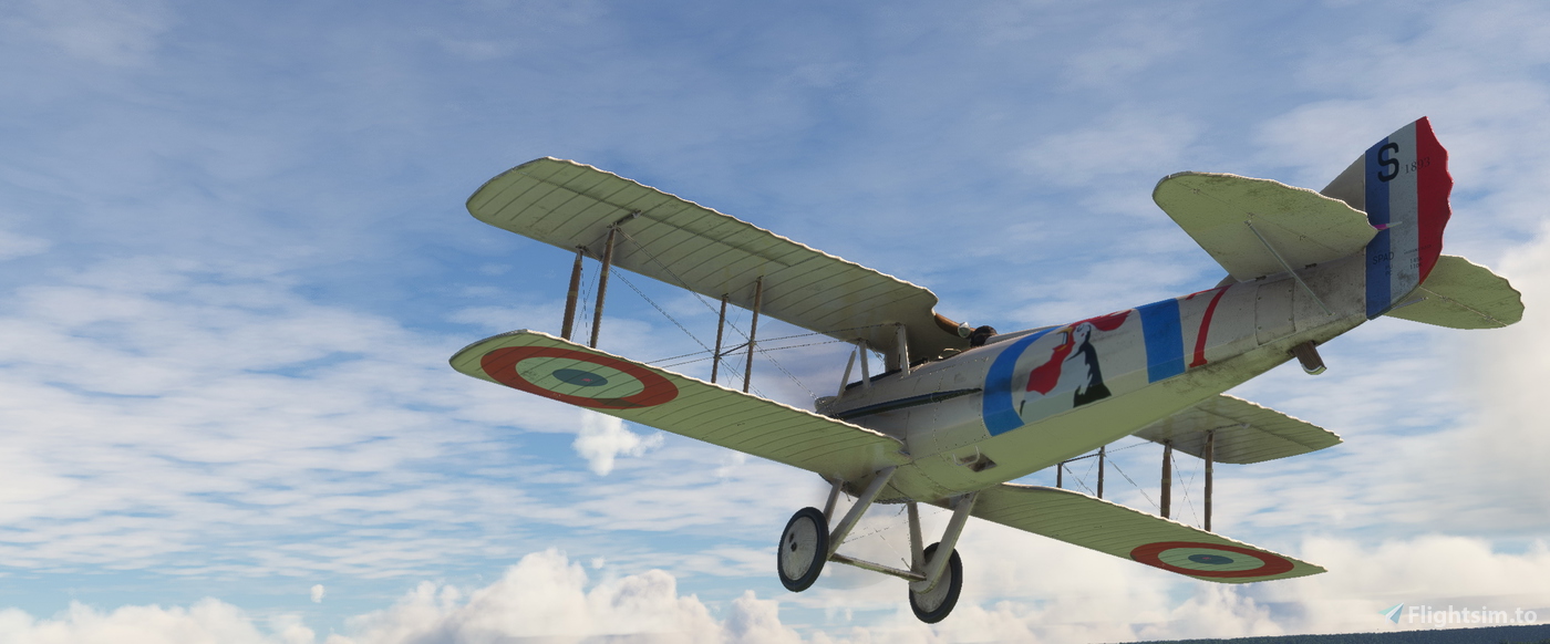 SPAD S.XIII Esc.No.48 Jacques Roques 对于 Microsoft Flight Simulator | MSFS