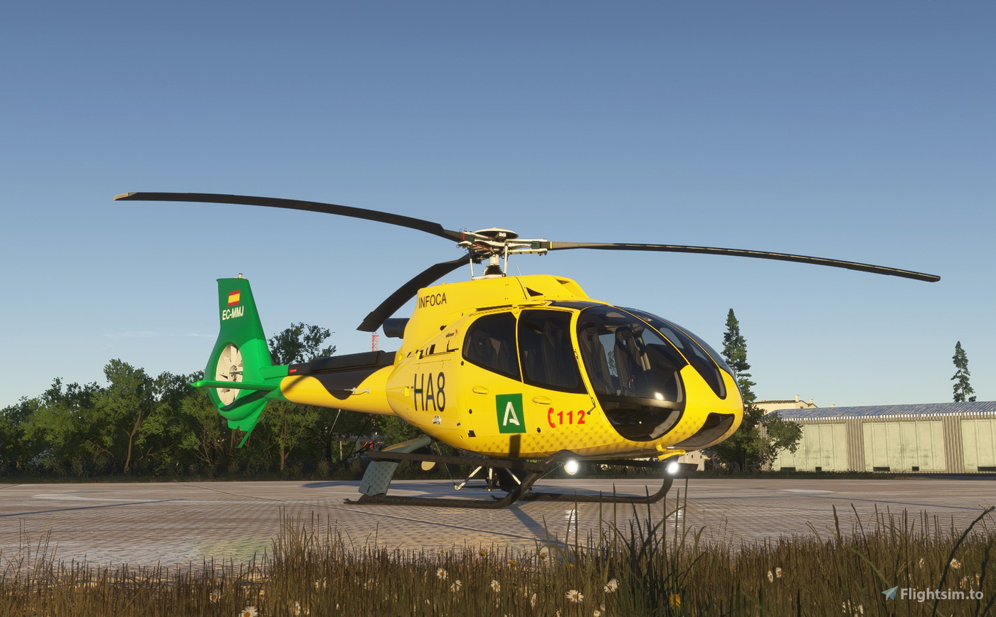 Spain | INFOCA H130 FireFighting | Eliance | EC-MMJ | 8K for Microsoft ...