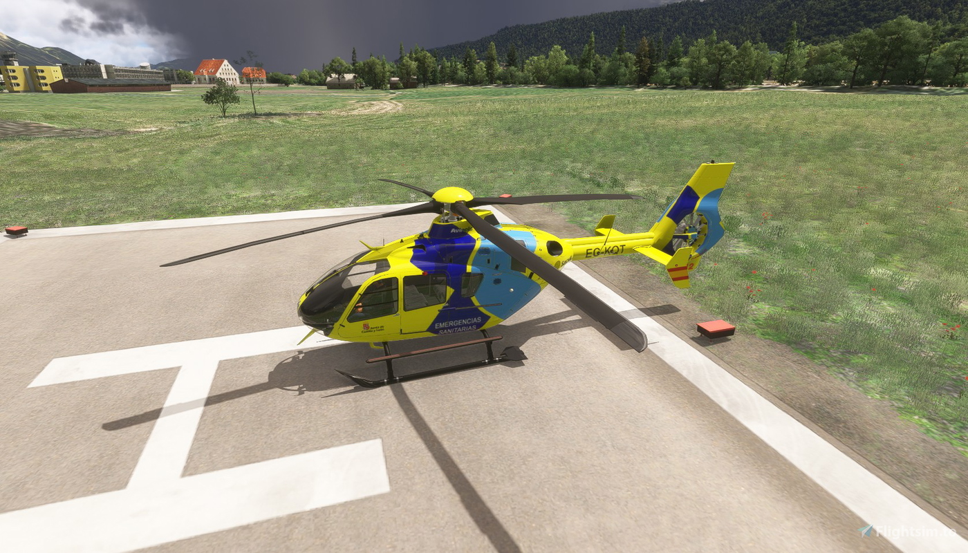 Spain | SACYL H135 HEMS | Avincis | EC-KQT | 8K for Microsoft Flight ...
