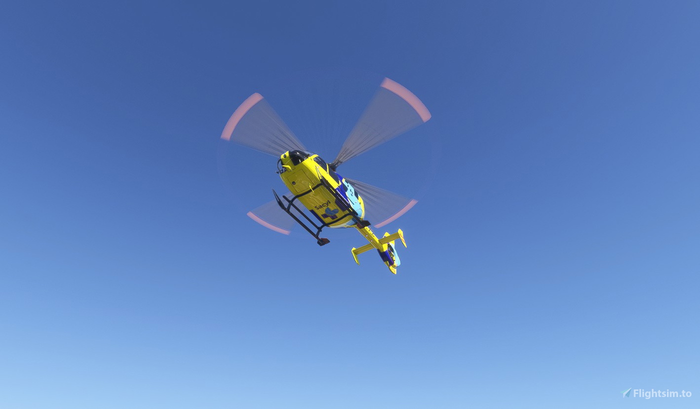 Spain | SACYL H135 HEMS | Avincis | EC-KQT | 8K for Microsoft Flight ...