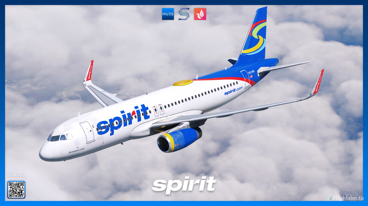 Spirit Airlines 'Skittles' Livery Pack w/ Cabin | Fenix A320 IAE SL ...