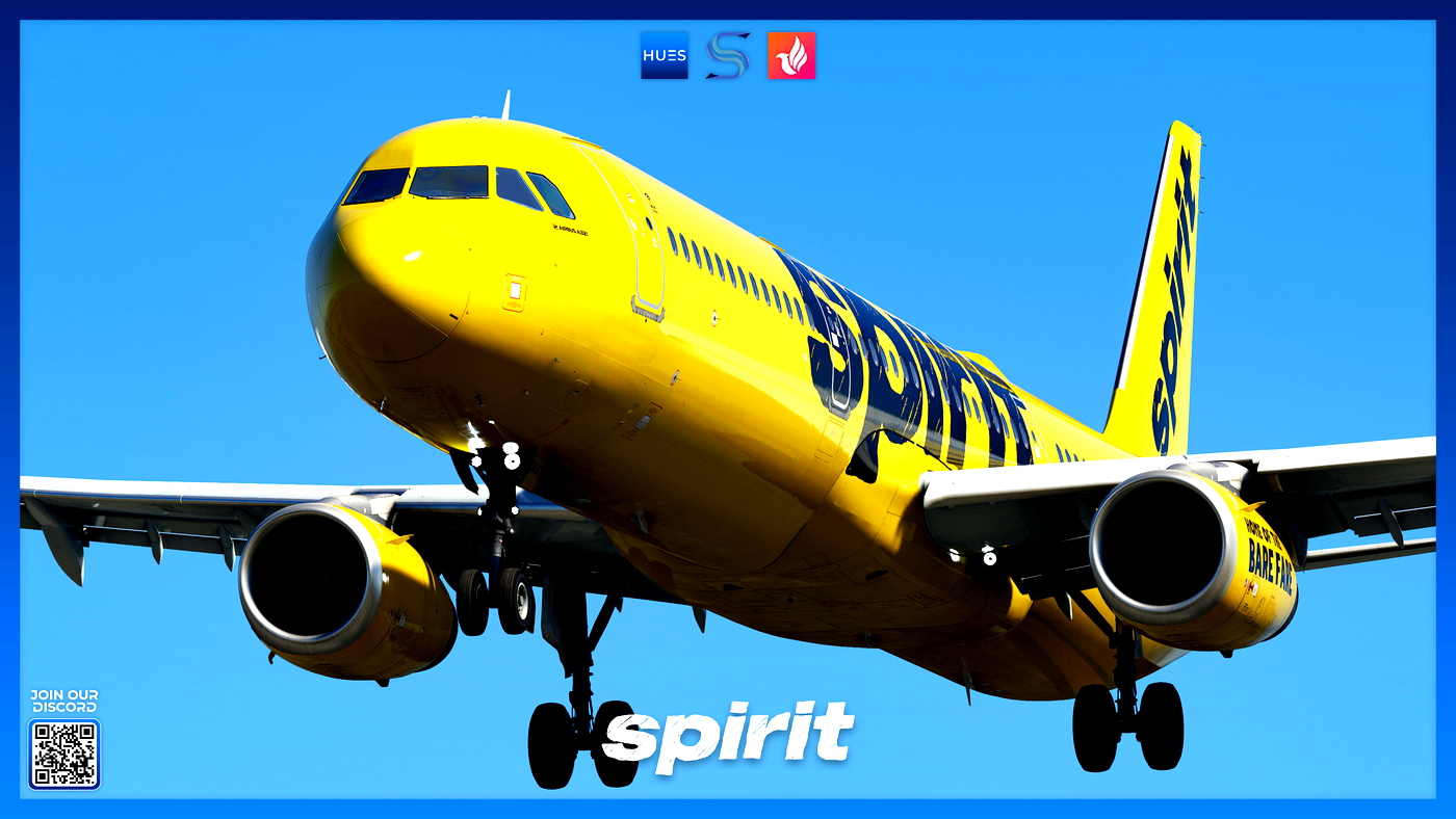 Threads - Spirit Airlines 'Sketch Titles' Livery Pack w/ Cabin | Fenix ...