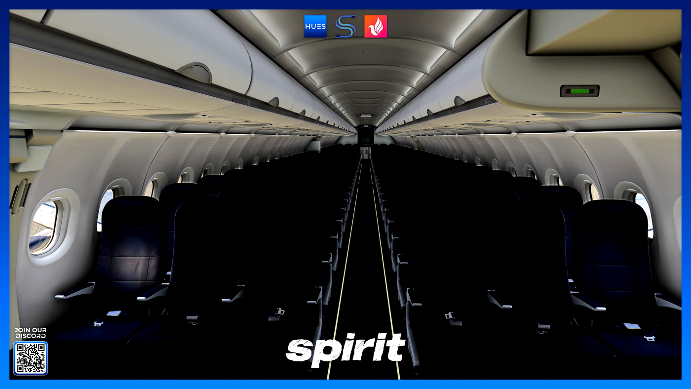Threads - Spirit Airlines 'Sketch Titles' Livery Pack w/ Cabin | Fenix ...