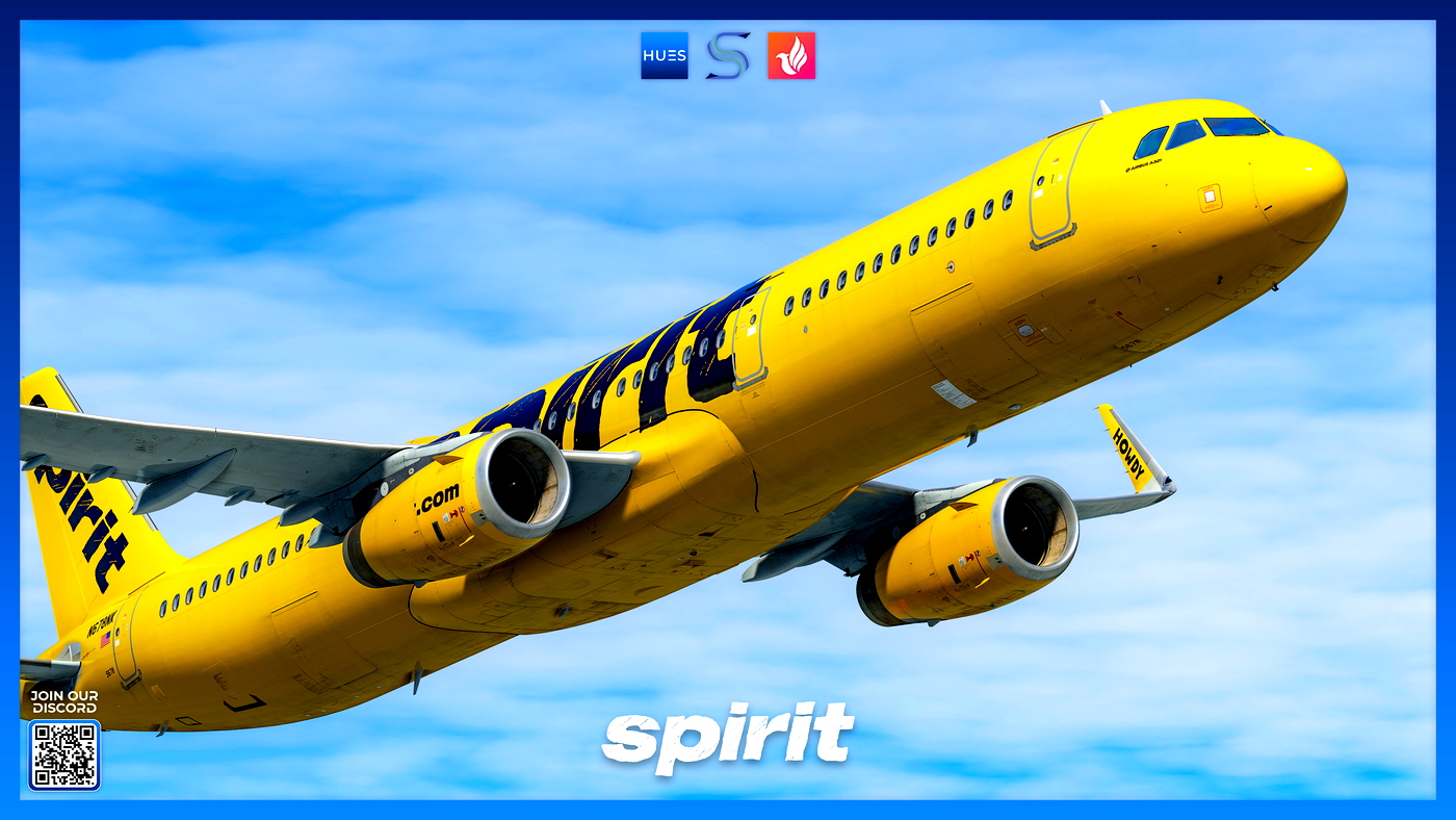 Threads - Spirit Airlines 'Sketch Titles' Livery Pack w/ Cabin | Fenix ...