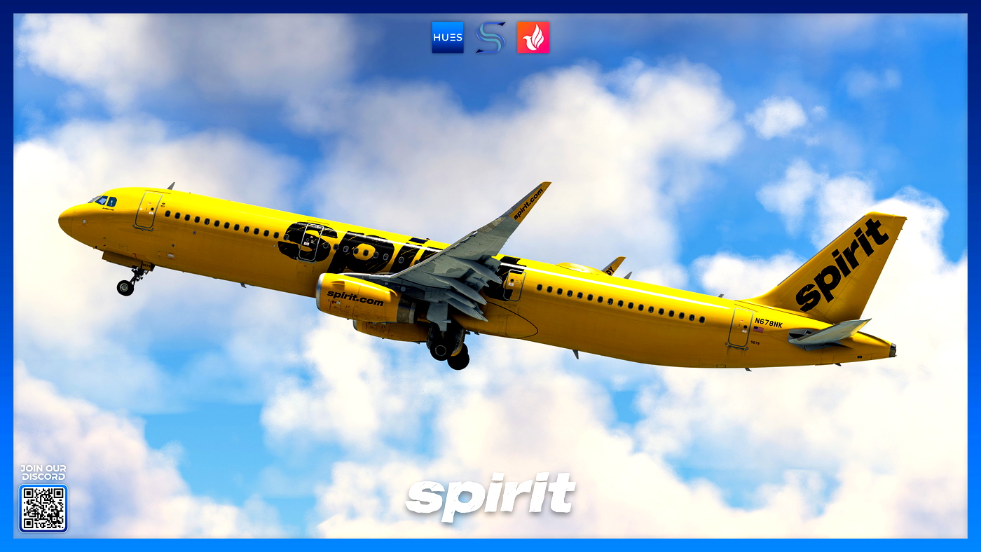 Threads - Spirit Airlines 'Sketch Titles' Livery Pack w/ Cabin | Fenix ...