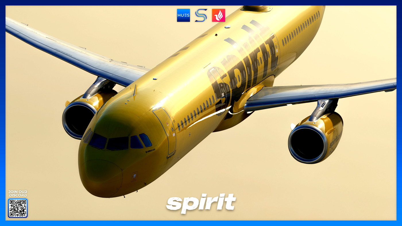 Threads - Spirit Airlines 'Sketch Titles' Livery Pack w/ Cabin | Fenix ...