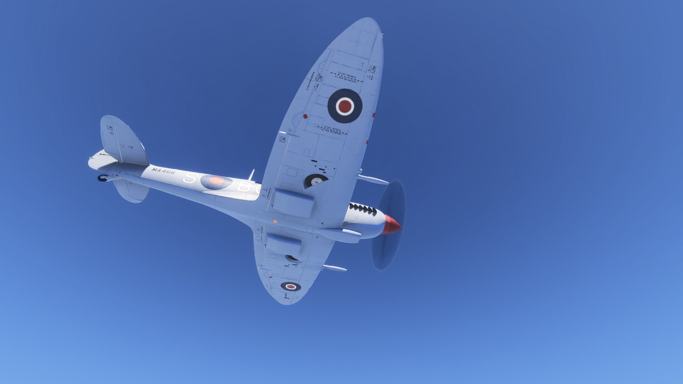 Spitfire MA466 451 Sqn para Microsoft Flight Simulator | MSFS